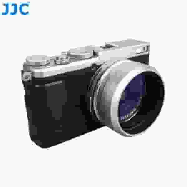JJC Alu-Gegenlichtblende für Fujifilm X70 - ersetzt Fuji LH-X70 - inkl. 49-mm-Adapter ...